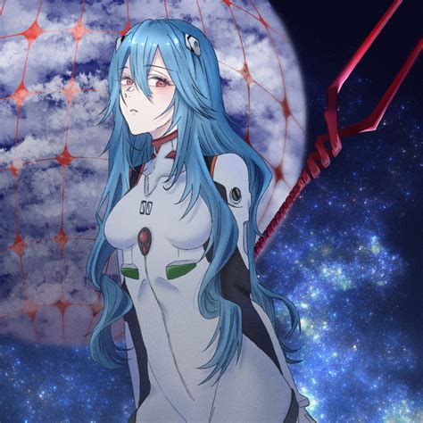 배경 화면 애니메이션 소녀들 Rebuild Of Evangelion 신세기 에반게리온 신 Super Robot Taisen 아야나미 레이 긴 머리 파란 머리