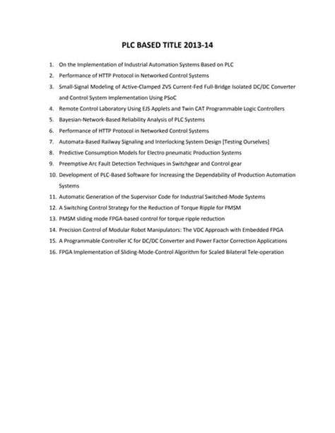 2014 Ieee Project Plc Based Title Doc