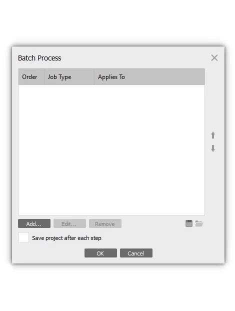 Automatic Processing Single Button Processing One Button Processing