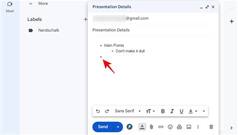 How To Tab Or Indent A Bullet In Gmail Quick And East Way