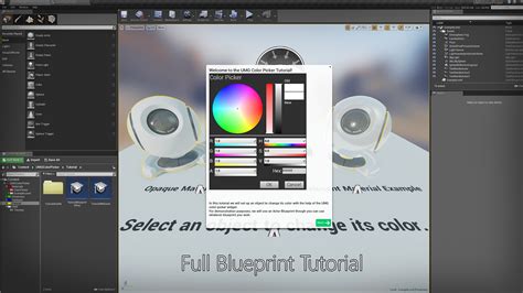 Simple Color Picker In Blueprints Ue Marketplace