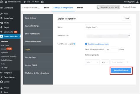 How To Connect Zapier To Wordpress Forms Fluent Forms