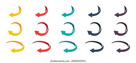 Arrow Vector Collection Arrow Cursor Icons Stock Vector Royalty Free