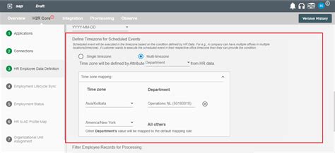 Define Hr Data For Sap Api To Ad Integration In Hire2retire