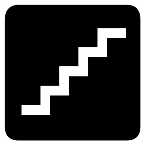 Aiga Stairs Sign Vector Image Public Domain Vectors