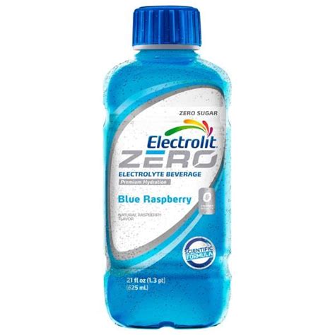 Electrolit Zero Electrolyte Beverage Zero Sugar Blue Raspberry