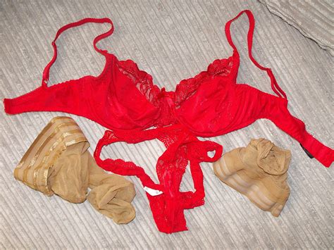 Ems Worn Bra Knickers And Hold Up Stockings Worn 23 03 14 Porn Pictures Xxx Photos Sex Images