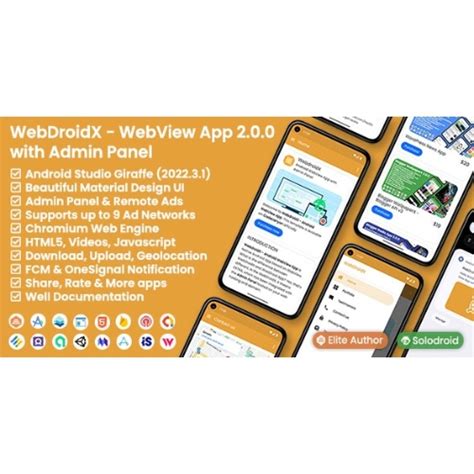 Webdroidx Android Webview App With Admin Panel At 349 Only Wpshop