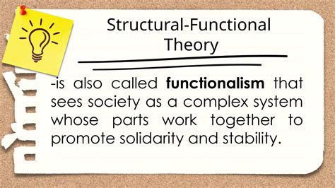 Structural Functiona Theory This Important For The Theorist Pptx