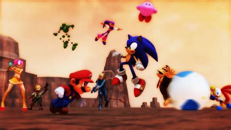 Sonic And Sega All Stars Vs Super Smash Bros By Ninjawsgaiden On Deviantart