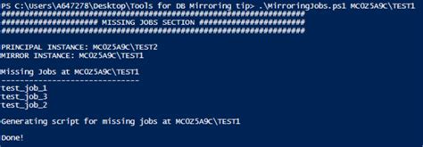 Synchronize Sql Server Agent Jobs For Database Mirroring