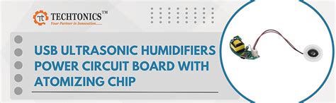 Techtonics Usb Ultrasonic Humidifiers Power Circuit Board With Atomizing Chip