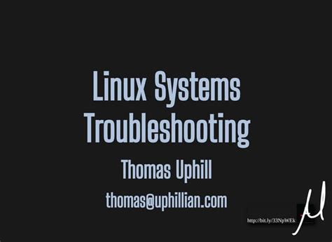 Linux System Troubleshooting Pdf