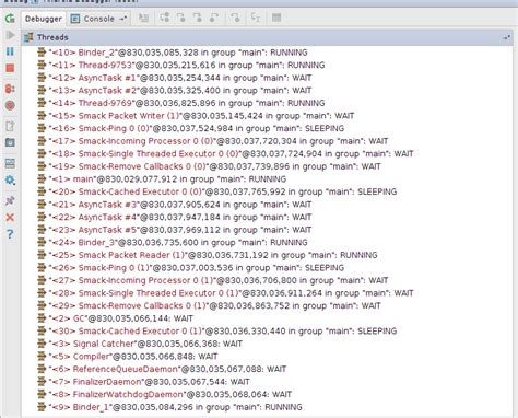 too many smack threads get created smack dev ignite realtime