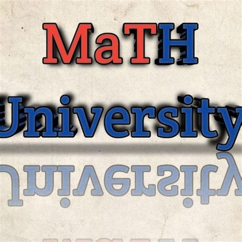 Math University Youtube