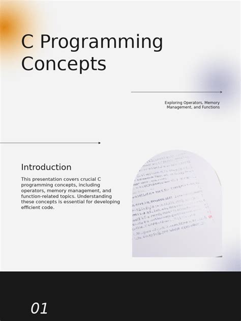 C Programming Concepts Pdf Pointer Computer Programming Variable Computer Science