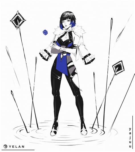 Yelan Genshin Impact Drawn By Yajuu Tristan Maska Danbooru