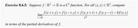 Solved Exercise Suppose F R R Is A C Function For Chegg Com
