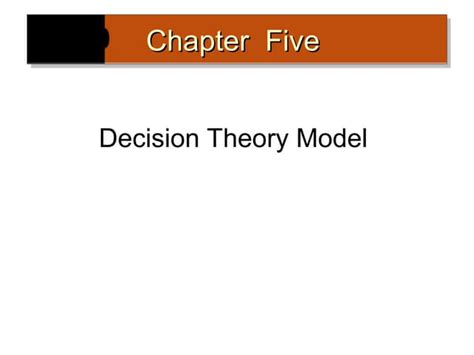 Decision Theory Lecture Notespdf