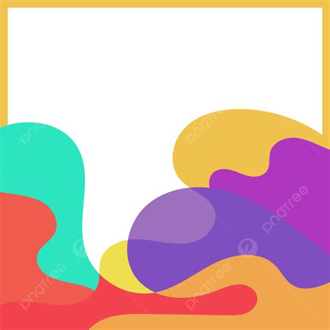 Abstract Colorful Twibbon Background Style Vector Abstract Twibbon Background Png And Vector