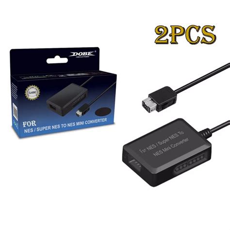 2pcs 1 8M Cable Adapter Converter For Super NES NES Controller To NES Mini Classic System For