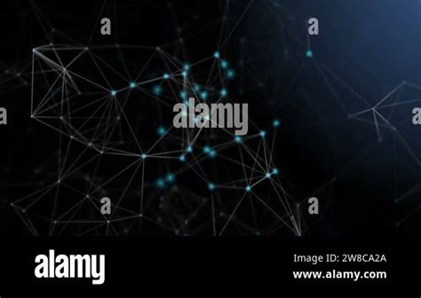 Plexus Fantasy Abstract Technology And Engineering Background With