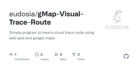github eudosia gmap visual trace route simple program to have a visual trace route using web