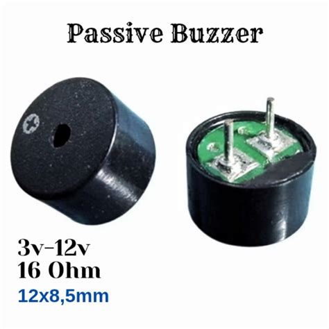 Jual Universal Buzzer Sound Suara 3 12v 16 Ohm Buzzer 12x8 5mm Shopee Indonesia