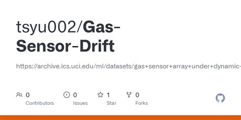 Github Tsyu002gas Sensor Drift Mldatasetsgassensorarray