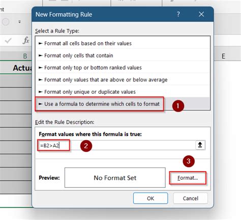 Highlight A Cell In Excel If Value Is Greater Than Another Cell Excel