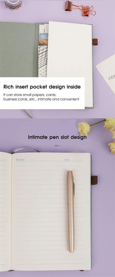 China A5 Pu Leather Cover Notebook With 80g Beige Offset Paper Manufacture And Factory Leather