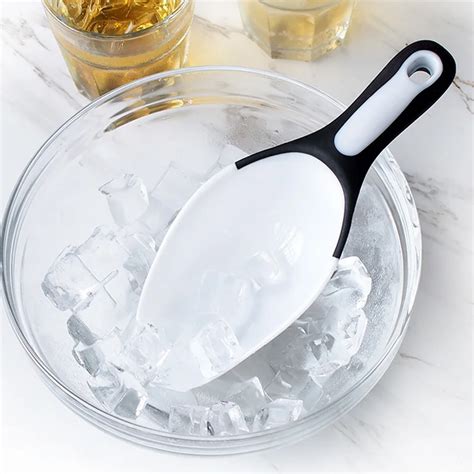 플라스틱 얼음 삽 주방 도구 밀가루 음식 사탕 아이스크림 국자 측정 숟가락 삽 웨딩 바 파티 홈 주방 도구아이스크림 숟가락and 스택 Aliexpress