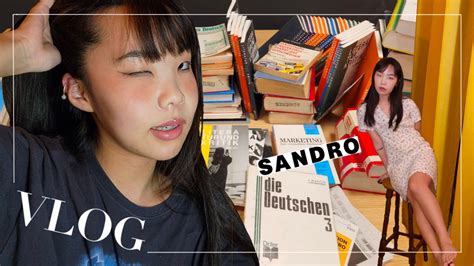 Vlog 보통 사람의 시대에 보편적인 일주일 파리 브이로그 인생네컷 빈티지 산드로 원피스 피어싱 바꾸기 과제에 치이는 파리 대학원생 구석구석 카페