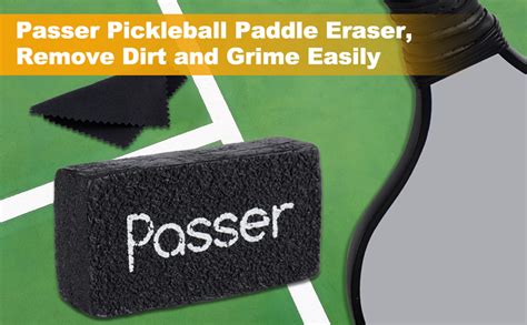 Passer 2 Pack Pickleball Paddle Cleaner Eraser Carbon