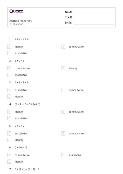 50 Addition Worksheets For 4th Class On Quizizz Free And Printable
