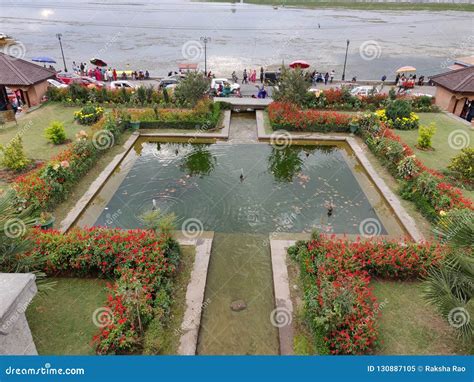 Nishat Bagh Gardens Kashmir India Editorial Image Image Of