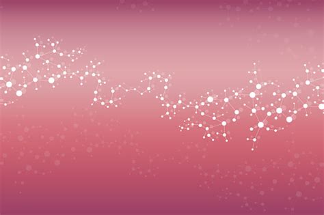 분자 구조 및 통신 Dna 원자 신경 디자인에 대 한 과학적인 개념입니다 점으로 연결 된 라인입니다 의료 기술 화학 과학