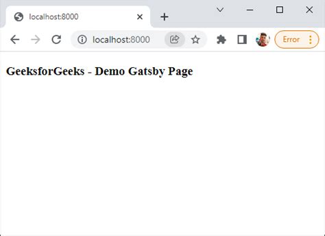 Gatsby Introduction Geeksforgeeks