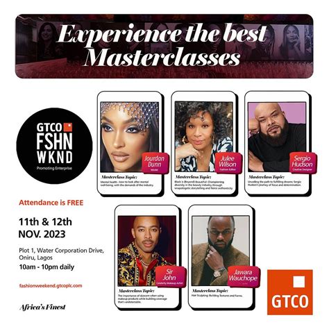 Sergio Hudson Ejiro Amos Tafiri Banke Kuku And More See The Designers Showcasing At The Gtco