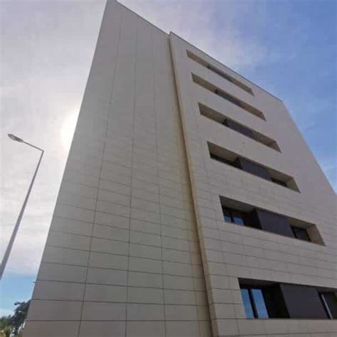 Frontek Extruded Porcelain Facade Cladding Panels Valcan