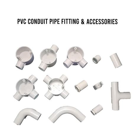 Electrical Pvc Conduit Pipe Fittings Couplers Elbows Junctions And More
