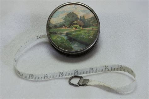 Novelty Sewing Tape Measure China Rose Antiques