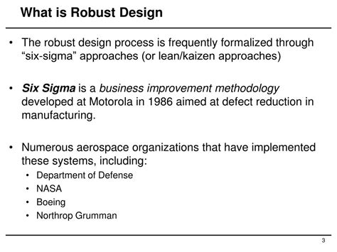 Ppt Introduction To Robust Design And Use Of The Taguchi Method