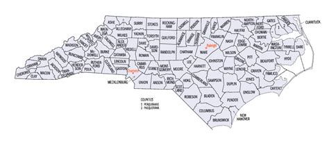Map For Pick Your Own Farms In North Carolina