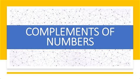 formulas to find r s and r 1 s complement of a number digital logic