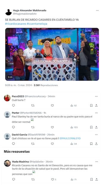 Flor Rubio Explota Contra ¡cuéntamelo Ya Por Burlarse De La Salud De Ricardo Casares