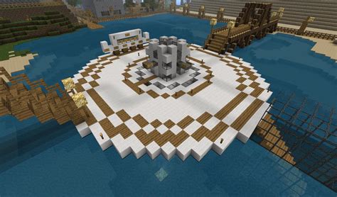 Modern Server Spawn With Teleport Station Bulletin Board And Navigator On Powercrafting De