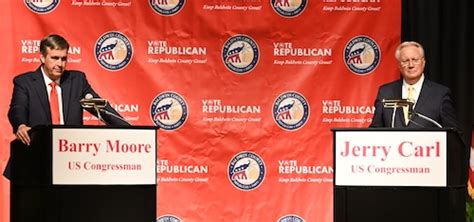 ‘everyone Has Some Type Of Racist In Them Jerry Carl Says In Debate With Barry Moore