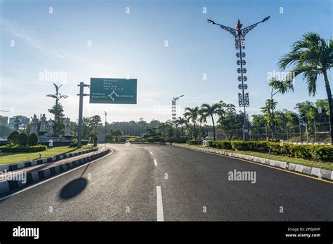 Badung Indonesia 22nd Mar 2023 Streets In Tuban Village Are Seen