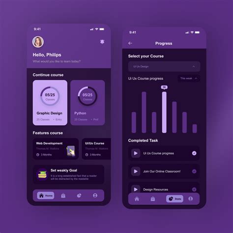 Online Course Mobile App Ui Behance